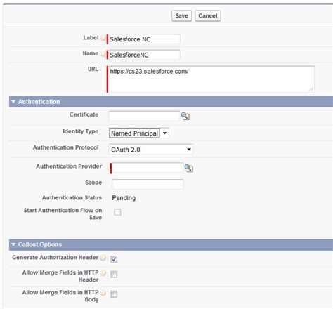 Named Credentials Setup Apex Callout Sfdcfanboy