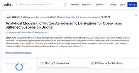Analytical Modeling Of Flutter Aerodynamic Derivatives For Open Truss Stiffened Suspension Bridge