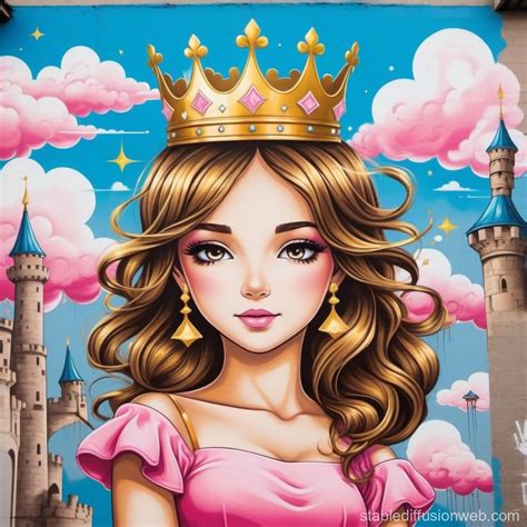 I Need A Princess Of The Cloud She Is Wearing A Golden Crown And