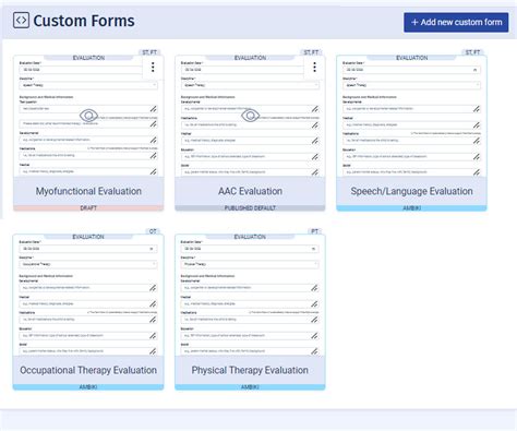 Emr Custom Form Builder Ambiki
