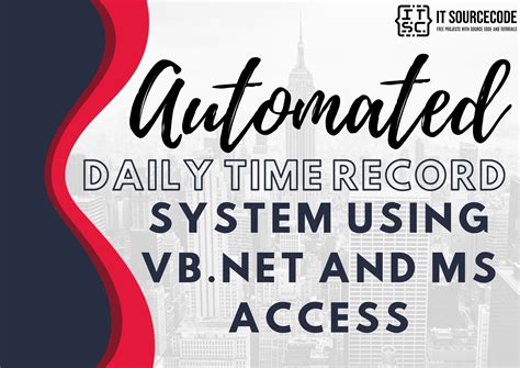 Automated Daily Time Record System Vb Net Source Code