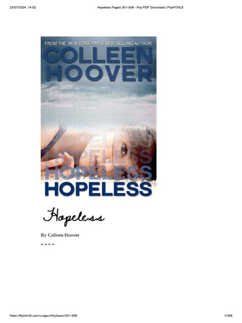 Hopeless Colleen Hoover Pdf Computer File Technical Communication