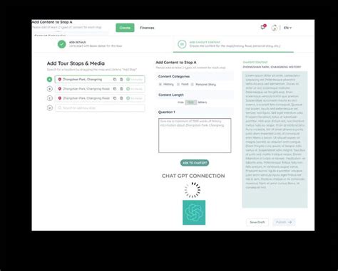 Entry 6 By Sunagoktuna For Design A Ui To Help Tour Guides Create Self Guided Walking Tours