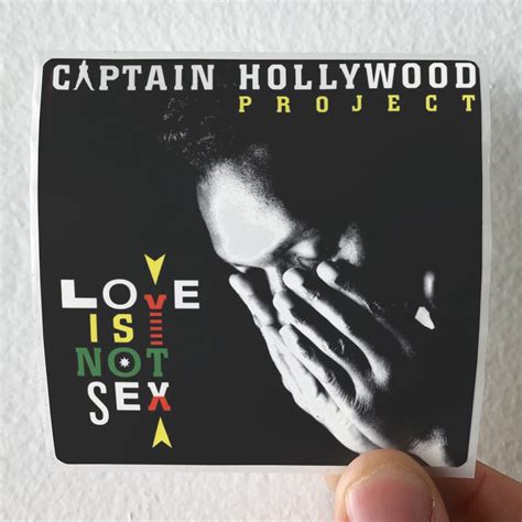 Captain Hollywood Project Love Is Not Sex Album Cover Sticker