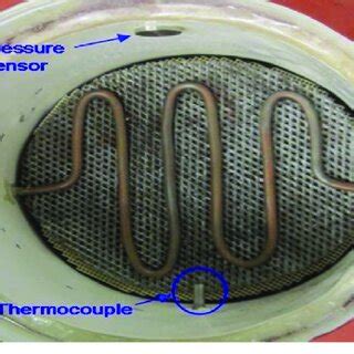Heat Exchanger Pressure Sensor And Thermocouple Installed Download Scientific Diagram
