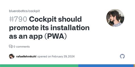 Cockpit Should Promote Its Installation As An App Pwa · Issue 790