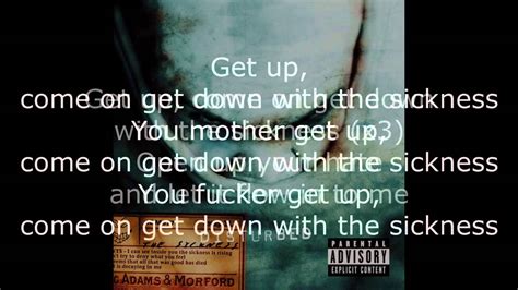 Disturbed Down With The Sickness Lyrics Hd Youtube