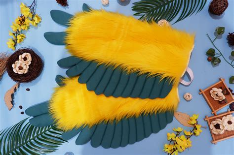 Custom Any Color Partial Fursuit Bird Wings For Furry Etsy Uk