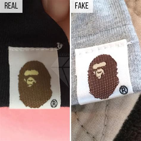 How To Spot A Fake Bape Teebape T Shirt Legitgrails