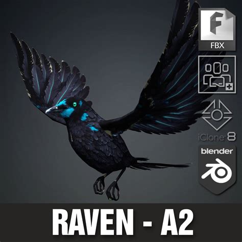 3d Raven A2 Model Turbosquid 2429318