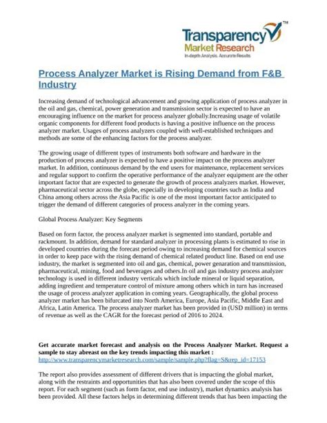 Process Analyzer Market