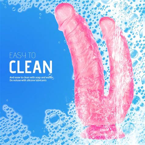 Realistic Double Ended Dildo Sex Toys For Women Or Couples Dual Sided Headed Penetration Dong
