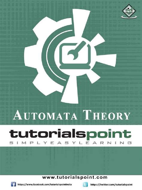 Automata Theory Tutorial Pdf Syntax Logic Teaching Mathematics