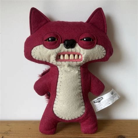 Fuggler Suspicious Fox Burgundy Red Felt Rare And Htf £19 95 Picclick Uk