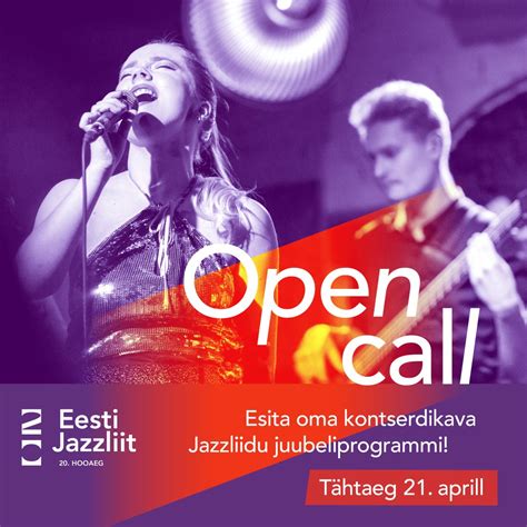 Open Call 2024 Eesti Jazzliit