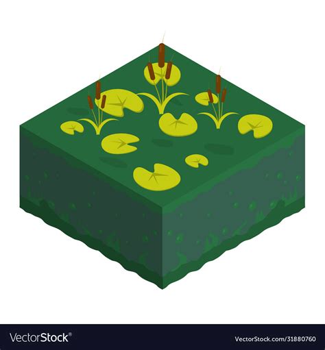 Isometric Soil Layers Tile Royalty Free Vector Image