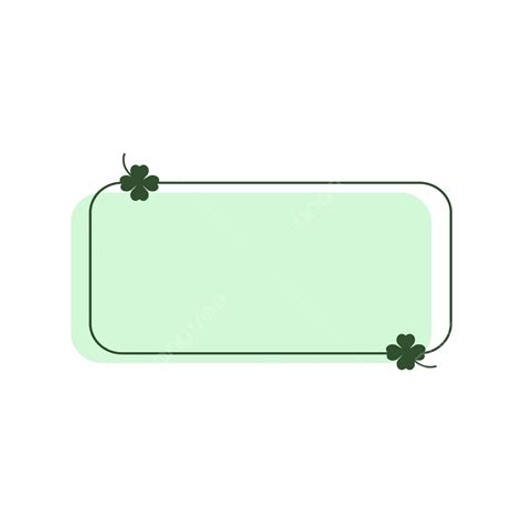 Four Leaves Text Box Vector Four Leaves Text Box Chat PNG And Vector With Transparent