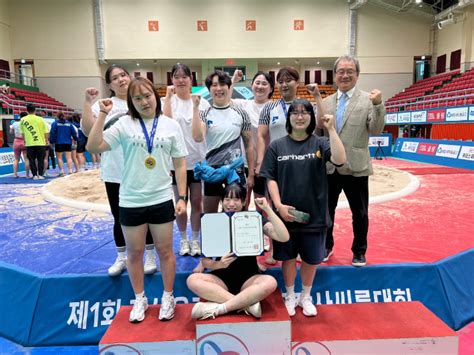 구례군청 씨름단 괴산 전국장사씨름대회서 우승 노컷뉴스
