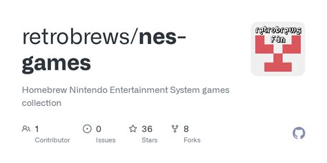 GitHub Retrobrews Nes Games Homebrew Nintendo Entertainment System Games Collection