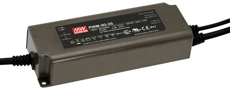 MW PWM LED Switching Power Supplies PWM VDC A At