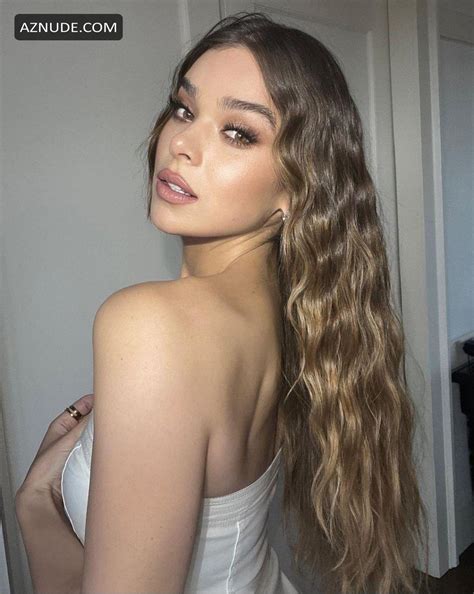 Hailee Steinfeld Hailee Steinfield In Sexy White Dress AZNude