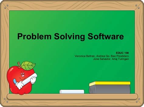 Problem Solving Softwares