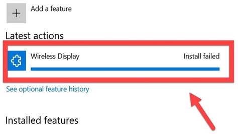 How To Fix Wireless Display Install Failed Error In Windows