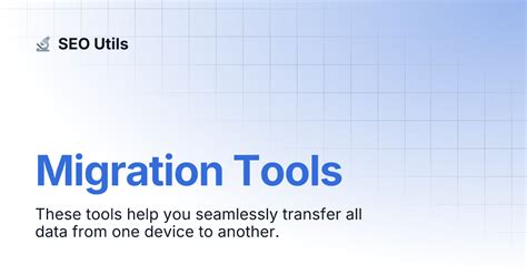 Migration Tools Seo Utils