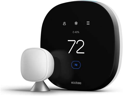 Ecobee Smart Thermostat Premium With Voice Control Smart Sensor And Air Quality Monitor