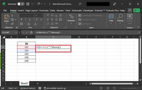 How To Identify Missing Numbers Sequence In Excel