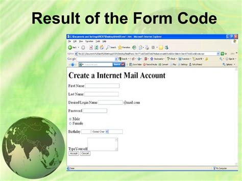 Html PPT Web Design And HTML Internet