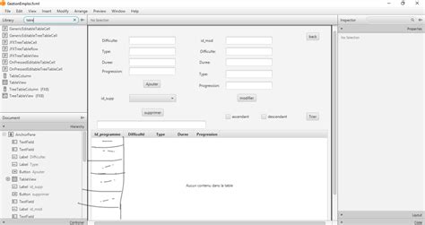 Javafx Tableau A Deux Dimensions Avec Scenebuilder Par Projettt Page