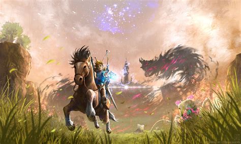 Breath Of The Wild Showdown Hd Wallpaper By Janice Scott 1920x1152