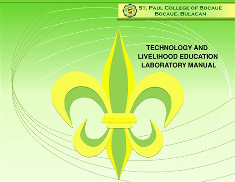 Tle Laboratory Manualdocx Compress Technology And Livelihood Education Laboratory Manual St