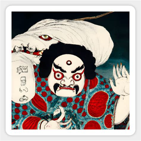 Chochin Obake Japanese Ghost Japanese Demon Sticker Teepublic