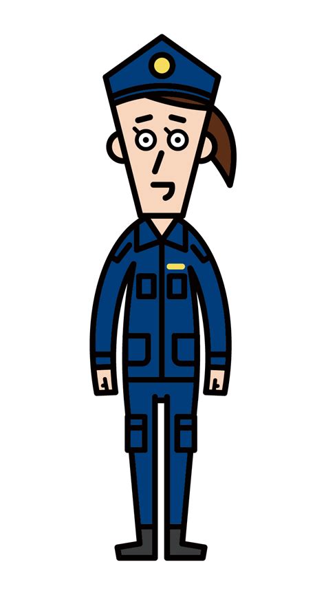 麻薬取締官女性のイラスト フリーイラスト素材集 KuKuKeKe