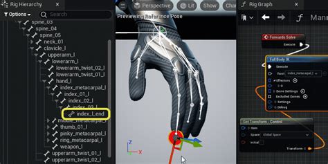 Controls Bones And Nulls In Control Rig In Unreal Engine Unreal
