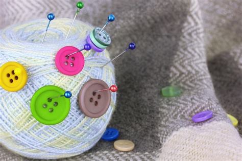 Premium Photo Buttons Of Different Shapes Sizes And Colors