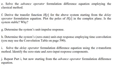 Solved Consider The Following Second Order Linear System