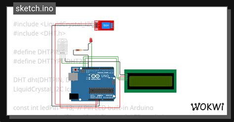 Sensor Suhu Wokwi Esp32 Stm32 Arduino Simulator