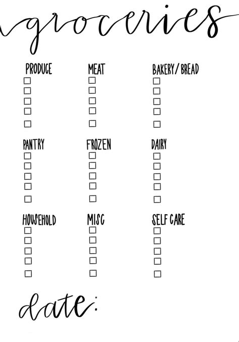 Grocery List Word Search Puzzle Words Grocery Lists