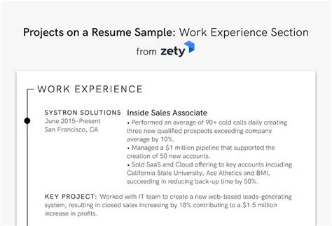 How To Describe Project Experience In Resume