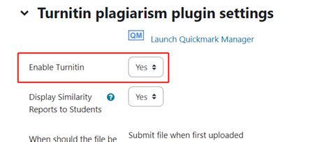 Enable Turnitin In An Assignment Knowledge Base