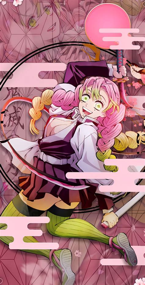 Wallpaper Mitsuri Kimetsu No Yaiba Wallpaper Kanroji Mitsuri Kimetsu No Yaiba Hd Fondo De
