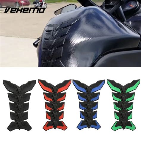 Carbon Fiber 3d Motorcycle Tank Pad Anti Scratch Tankpad Decal Oil Gas