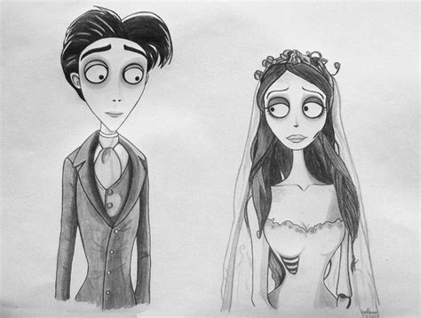 Victor And Emily Drawing Corpse Bride Art Tim Burton Drawings Tim