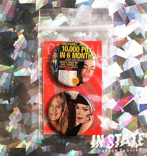 Vintage Michael Jackson Button Set Etsy