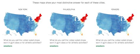 New York Times Quiz Uses Idiomatic Phrases To Plot Linguistic Differences Of Spoken English On Map