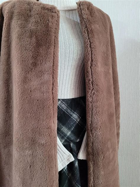 밍크 에코퍼 코트 헬로마켓