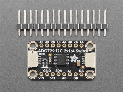adafruit adg728搭載1〜8chアナログマトリックススイッチ（stemma qt） — スイッチサイエンス